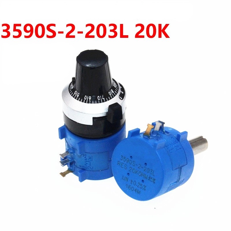 3590S Multiturn Potentiometer 24Values 3590S-2-103L 502L 104L 500 1K 2K ...