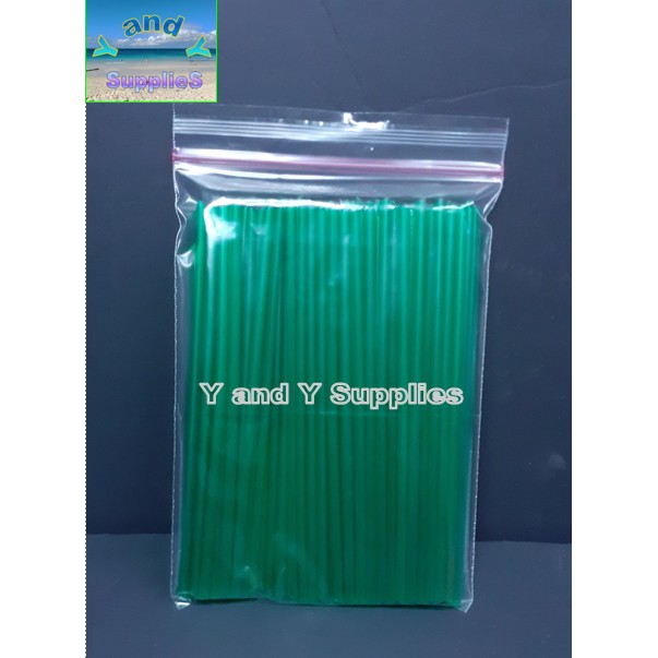 Mini Pack Straw, Lollipop Straw, 100 Pieces, Plastic Disposable, can be ...