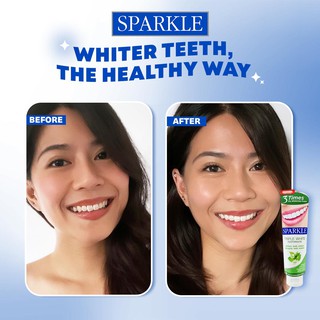 SPARKLE Triple White Healthy Whitening Toothpaste 100g | Shopee Philippines