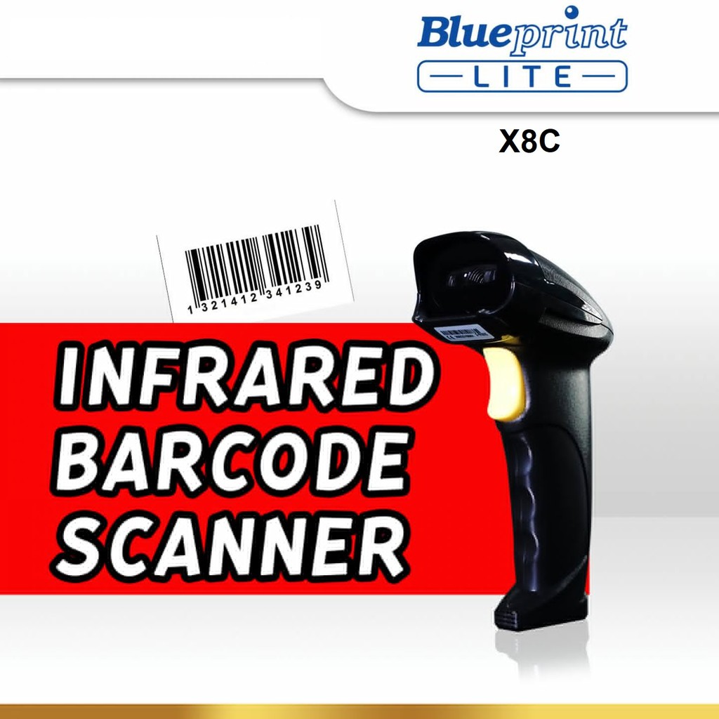 Ccd Usb Blueprint Bp-Litex8C Infrared Barcode Scanner | Shopee Philippines