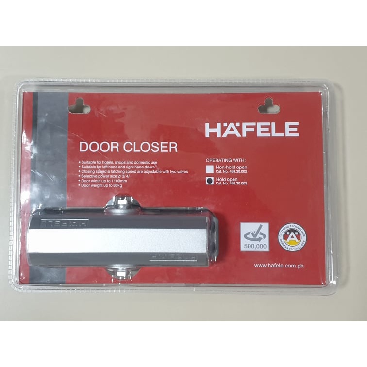 Hafele door closer 80kg WITH HOLD OPEN | Shopee Philippines