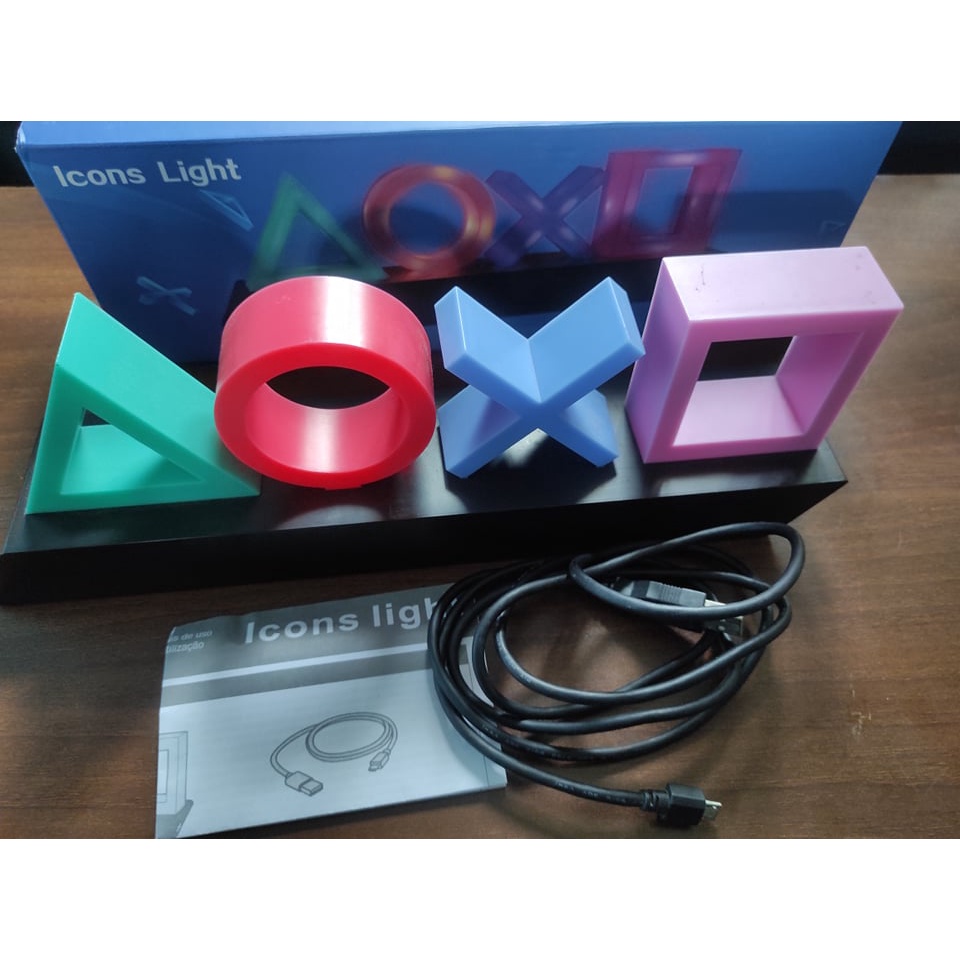 Playstation Icons Gaming Light Icon Lights Complete | Shopee Philippines