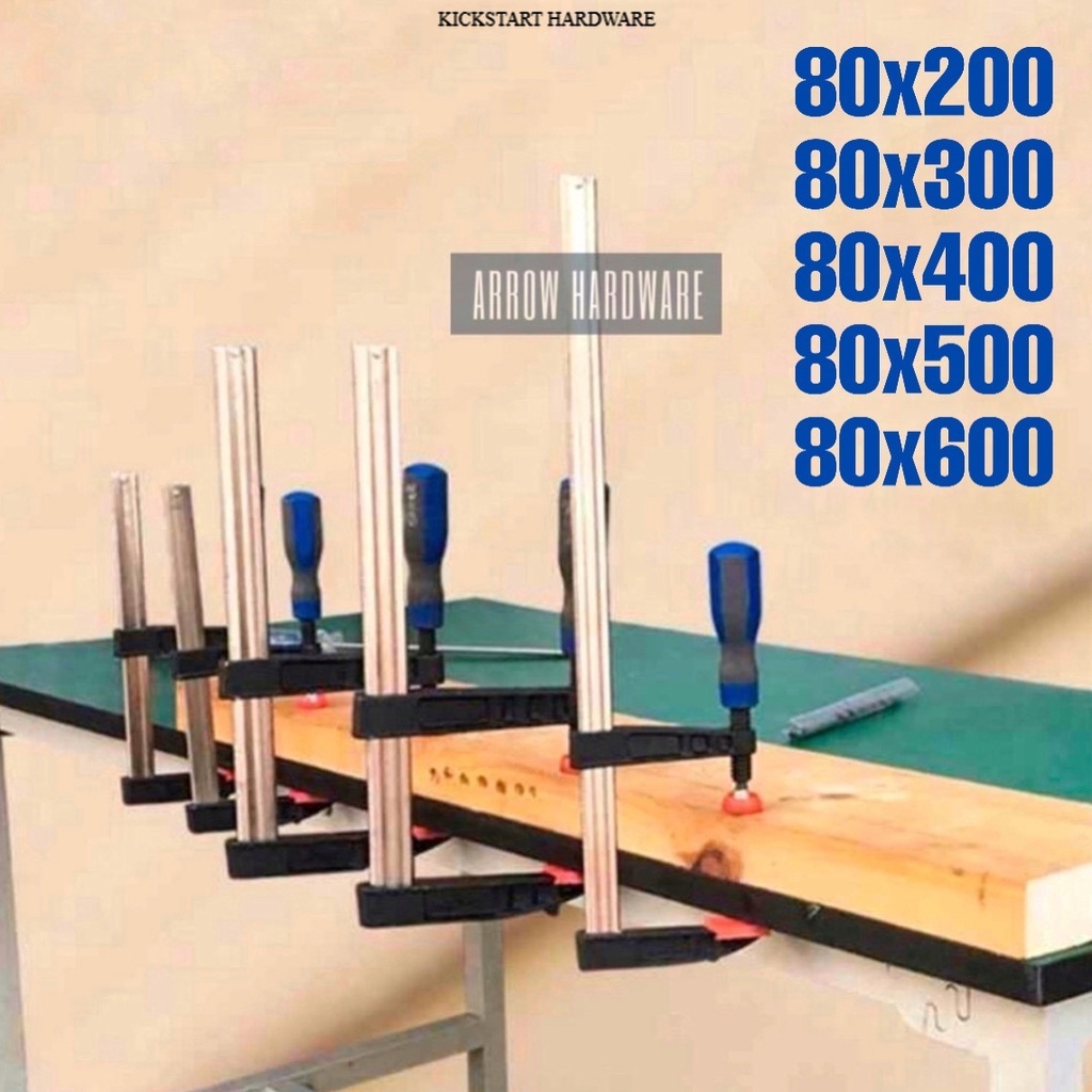 Adjustable Heavy Duty Steel F Type Clamp Professional Woodworking Clamp ...