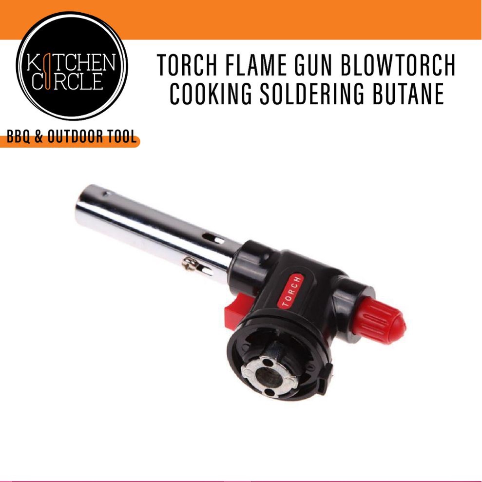 Torch Flame Gun Blowtorch Cooking Soldering Butane For Steak, Food And ...