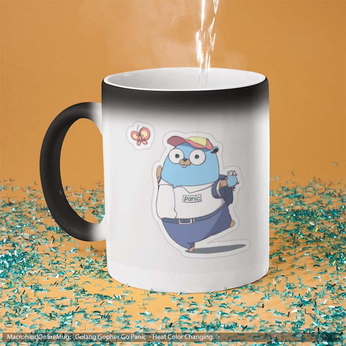Mug Magic Golang Gopher Go Panic | Shopee Philippines