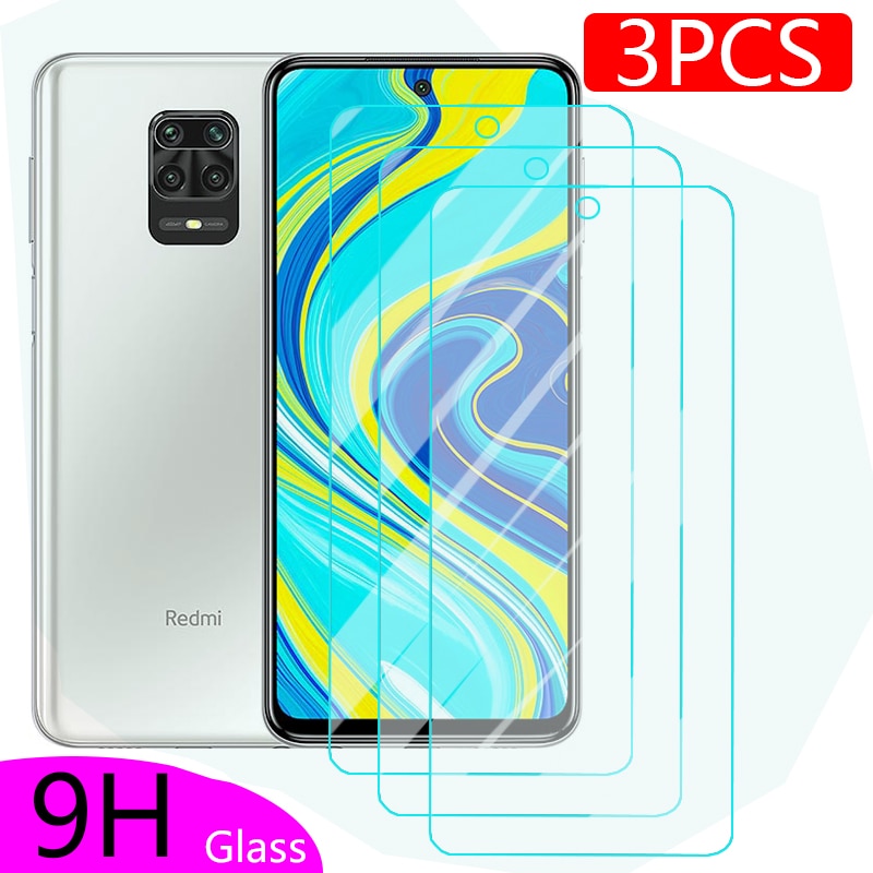 3 pcs 9H protective glass for Xiaomi Redmi Note 9S note 9 pro max ...
