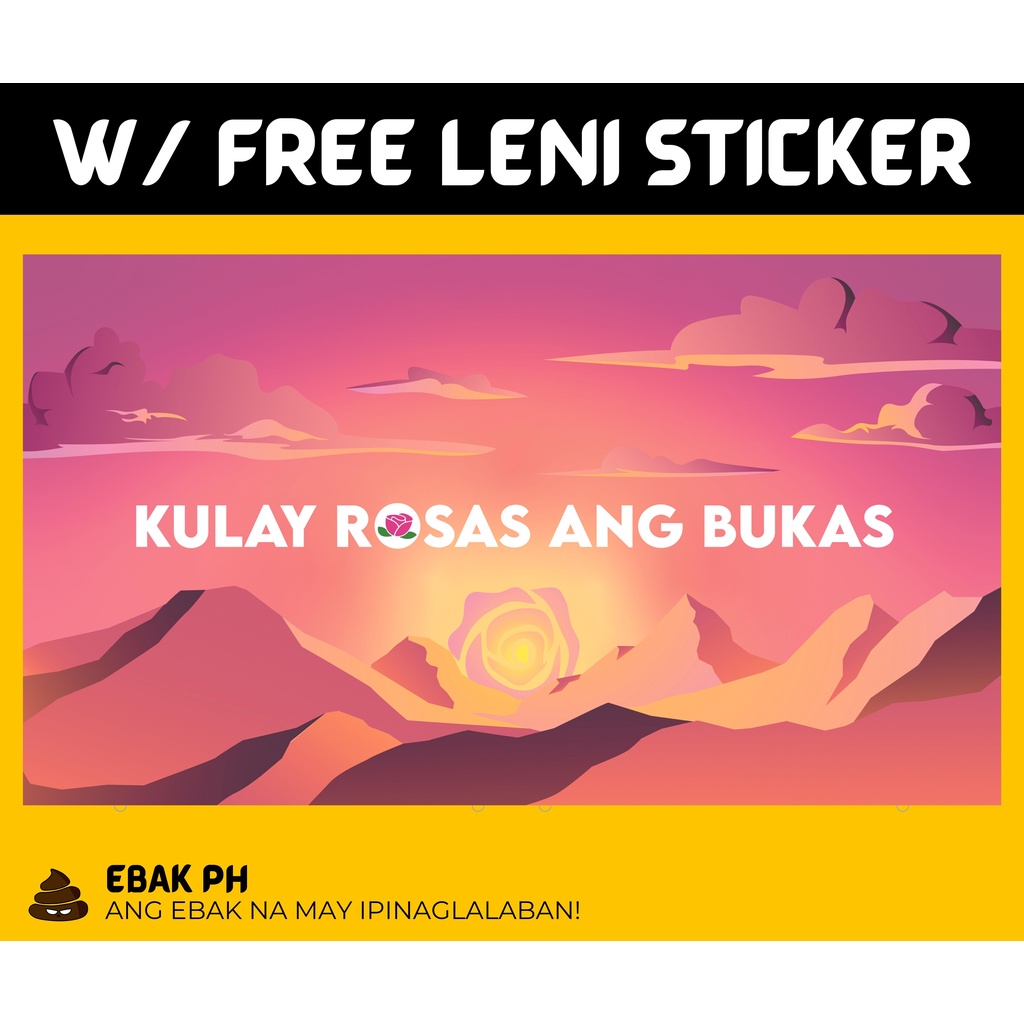 Artworks for Leni Campaign Tarpaulins | Shopee Philippines