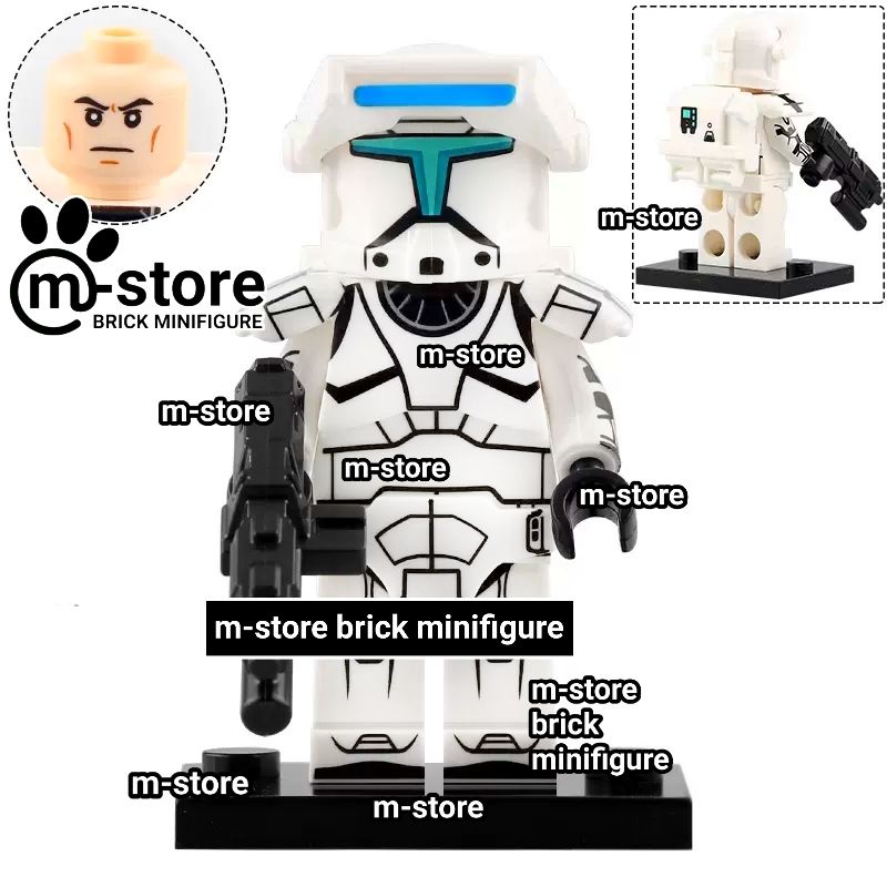 Brick star wars clone commando mini toy figure | Shopee Philippines