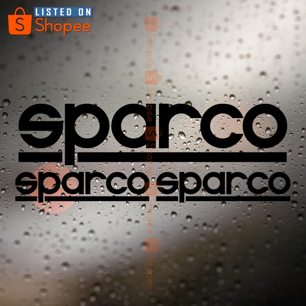 Stickers | 3X Sparco | Racing Seat | Die-cut All weather Decals | Vinyl ...
