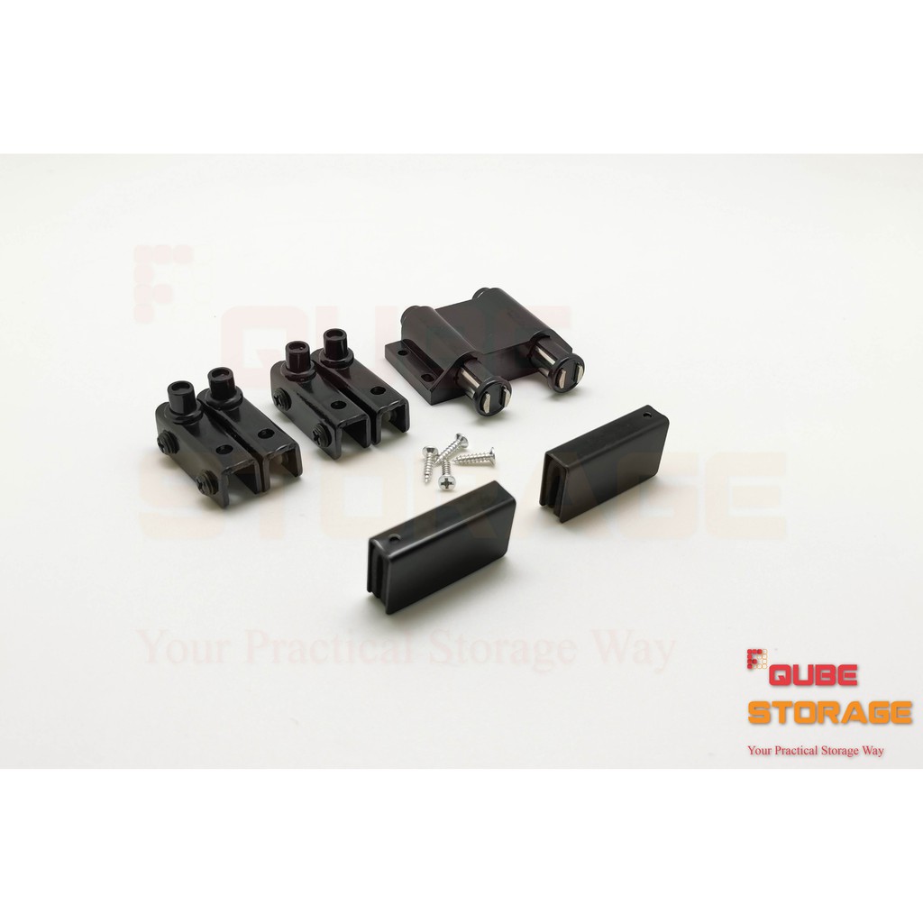 Double Round Hi-Fi Cabinet Glass Magnet Door Catch Latch Pivot Hinge ...