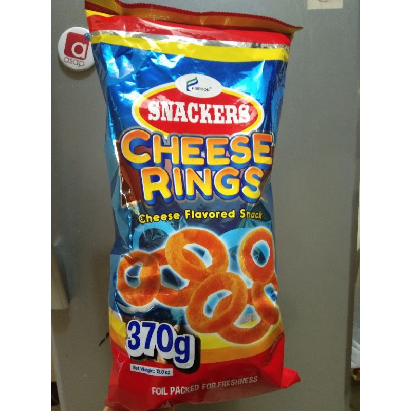 Snackers Cheese Rings 370g | Shopee Philippines