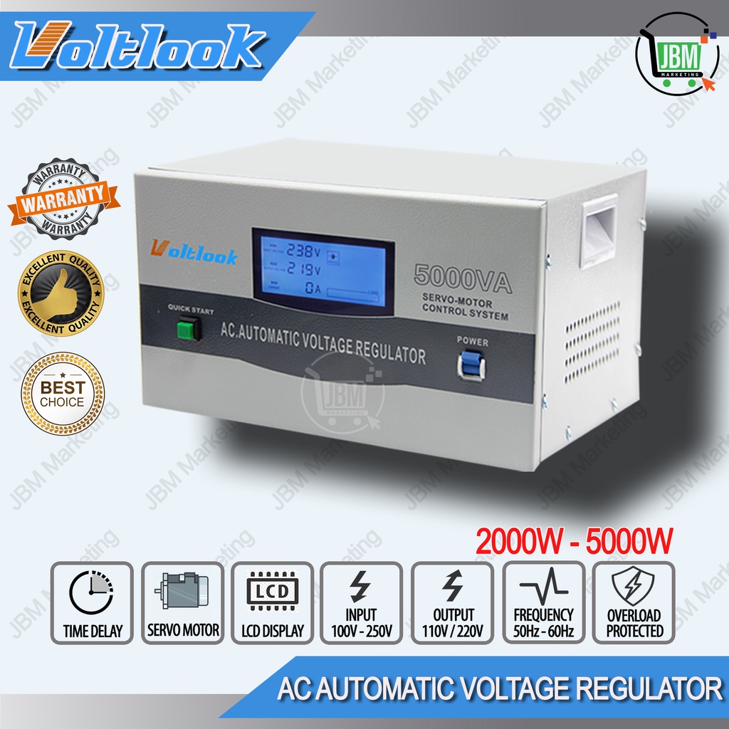 Voltlook AVR Automatic Voltage Regulator Power Supply Digital Display ...