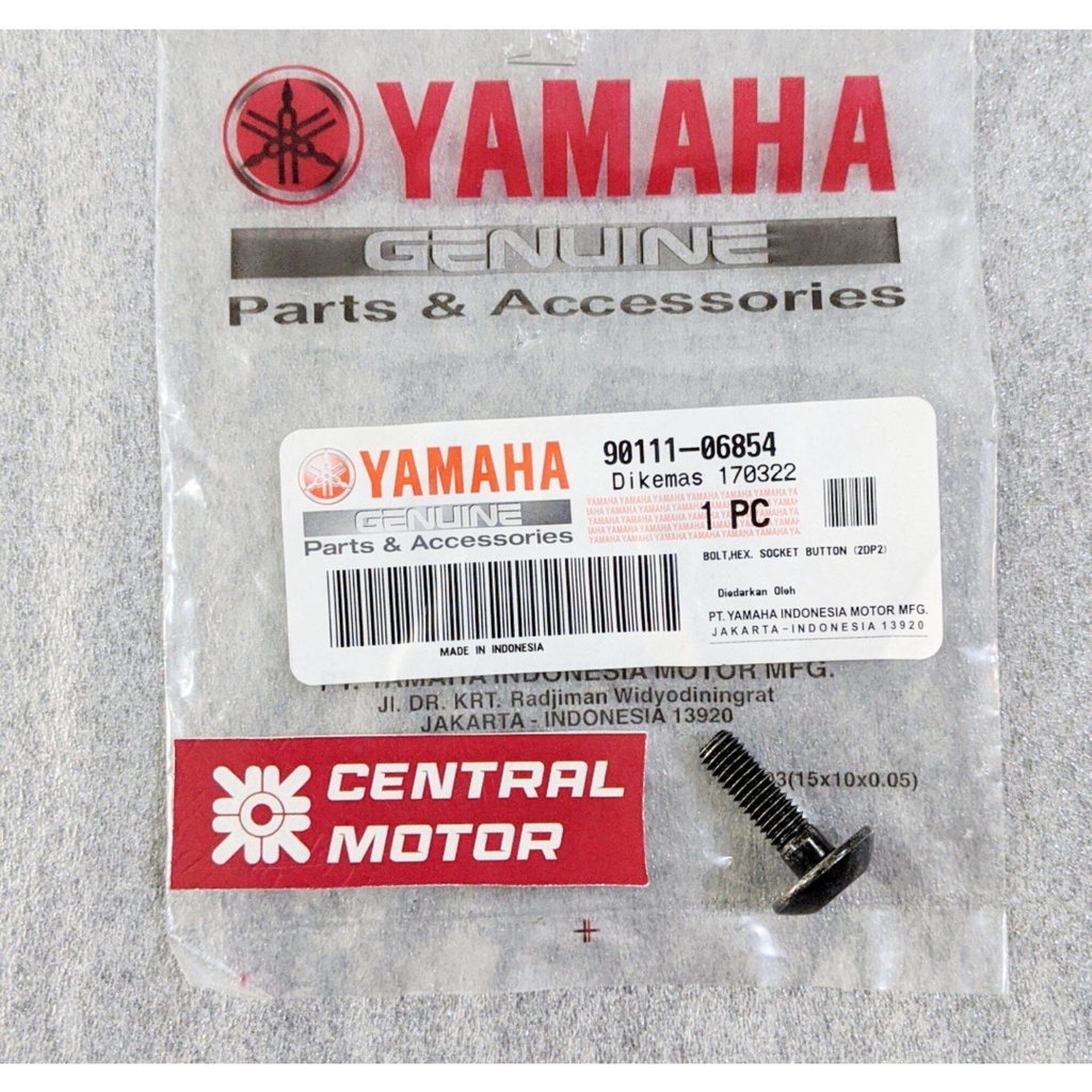 Original ORIGINAL YAMAHA NMAX BUTTON HEX SOCKET BOLT BOLT 90111-06654 ...