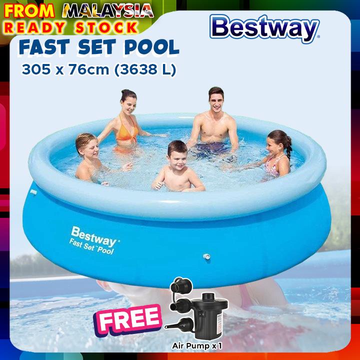 BESTWAY 57266 -Fast Setup indoor/outdoor Large Family Inflatable ...