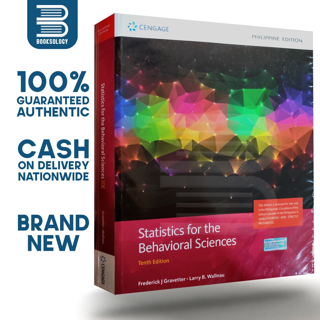 STATISTICS FOR THE BEHAVIORAL SCIENCES 10th Edition - Frederick ... STATISTICS FOR THE BEHAVIORAL SCIENCES 10th Edition - Frederick ...