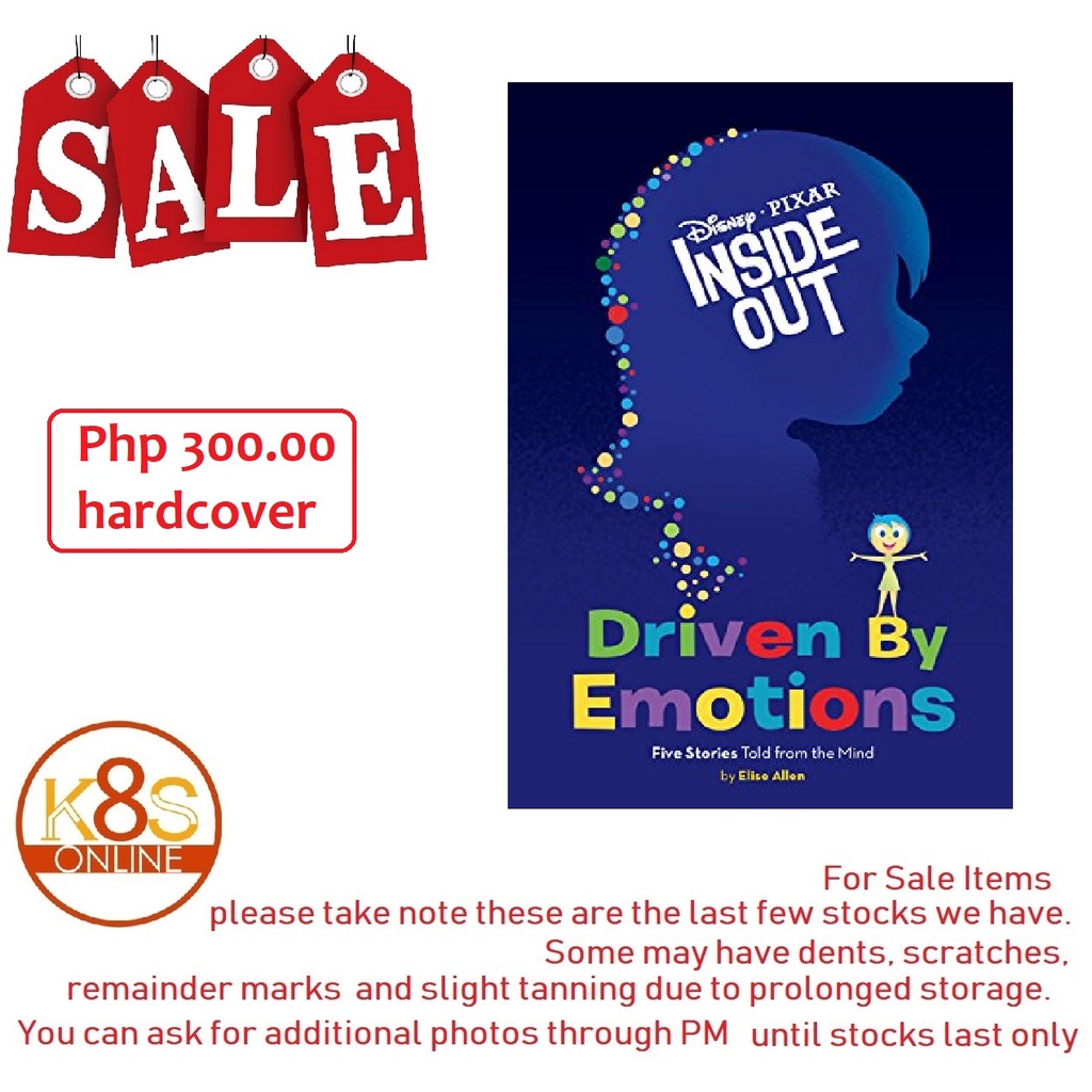 DISNEY PIXAR INSIDE OUT DRIVEN BY EMOTIONS HARDCOVER | Shopee Philippines