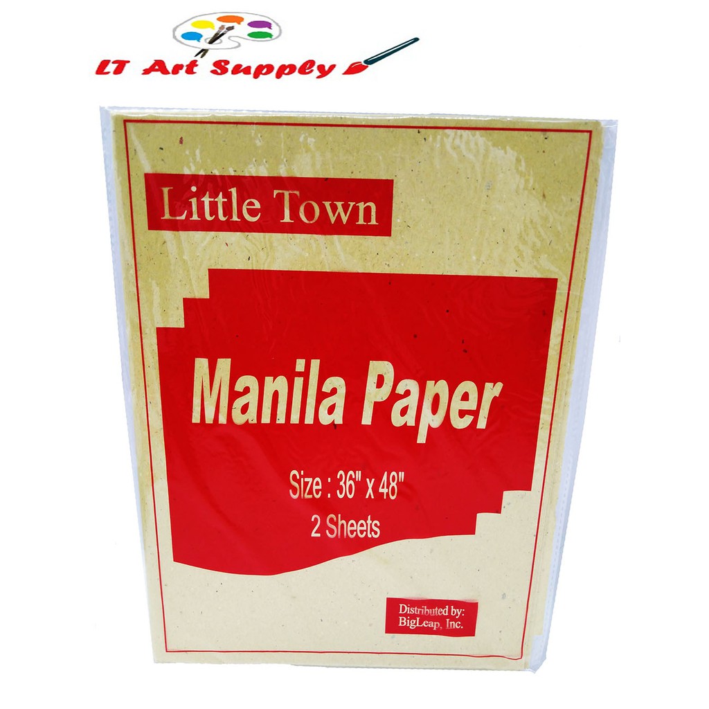 Little Town Manila Paper 1Pack=2Sheets | Shopee Philippines