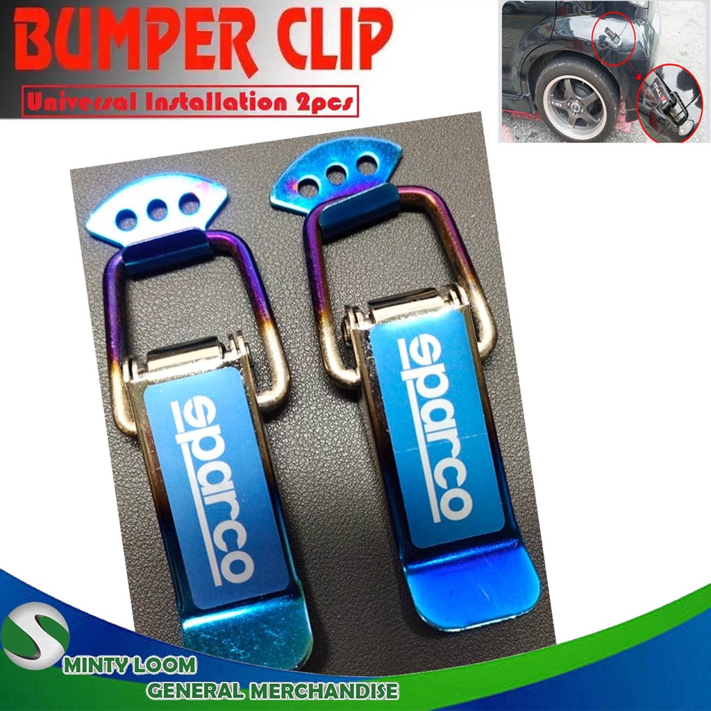 2 Pcs Fastener Clip Universal Security Hook Lock Clip Kit Bumper Quick ...