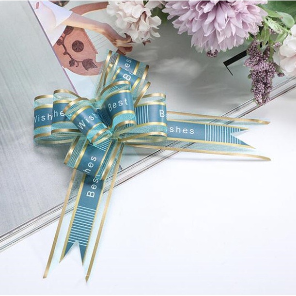 Silk Pull Flower Ribbon ~ Tarik Ribbon Gift Birthday Wedding Festival ...