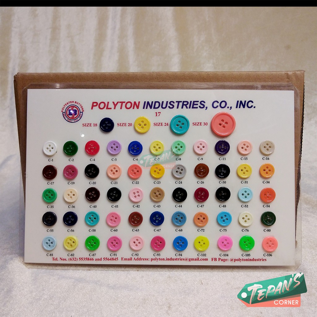 Chalk Buttons 20/4 (144 pieces per pack) | Shopee Philippines