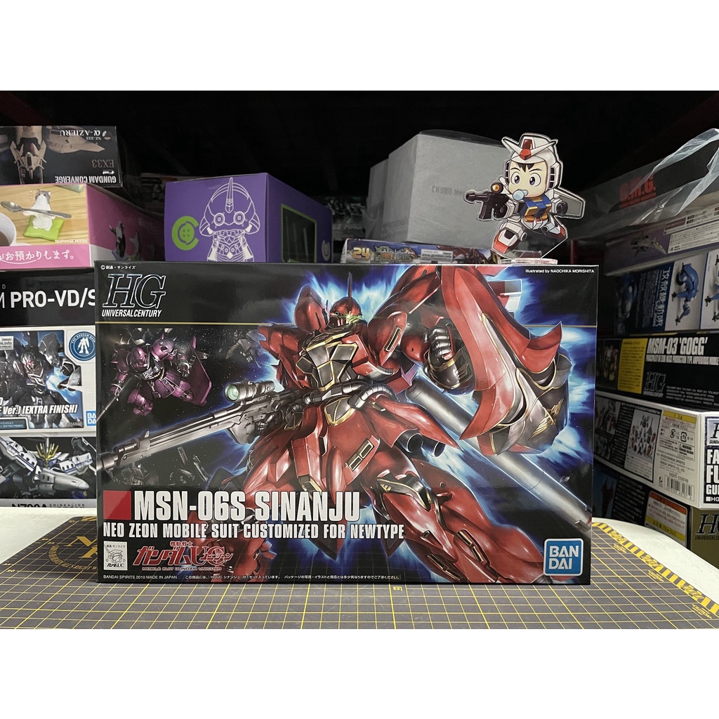 HGUC - Box No. 116 - 1/144 Scale - MSN-06S Sinanju | Shopee Philippines