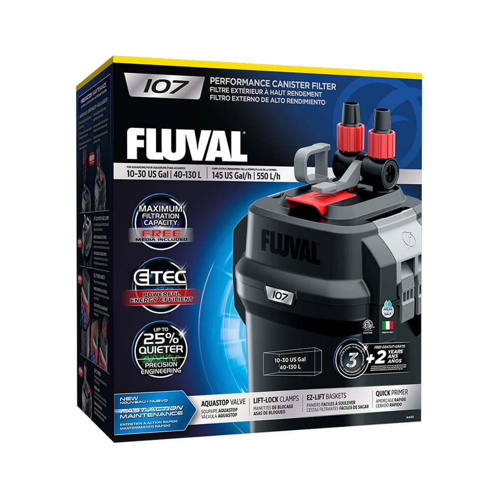 FLUVAL 107 207 307 407 PERFORMANCE CANISTER EXTERNAL FILTER 07 Series ...