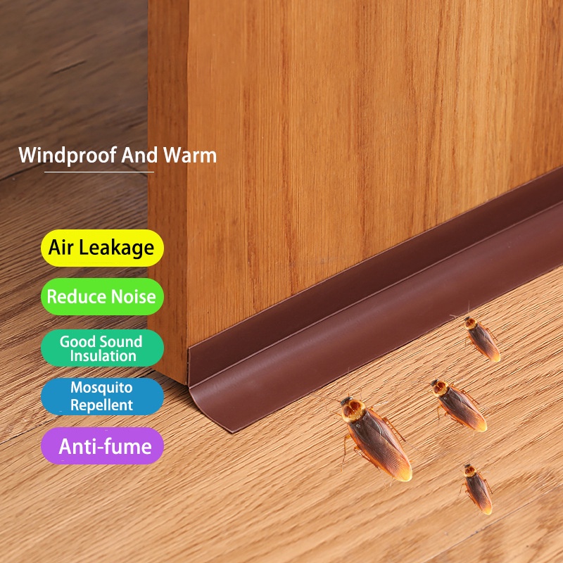 Door bottom door seam seal dustproof soundproof waterproof rubber strip ...