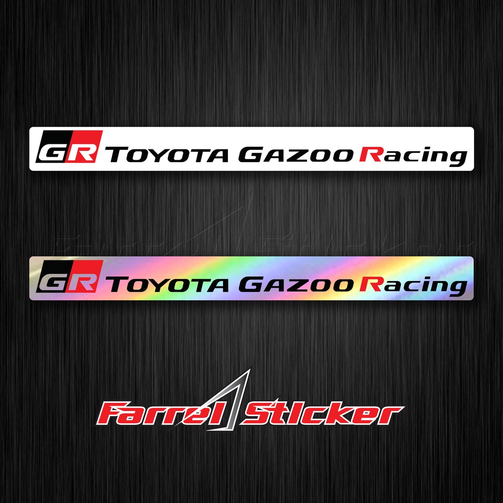Toyota GR Sticker Gazoo Racing Sticker 15 cm | Shopee Philippines