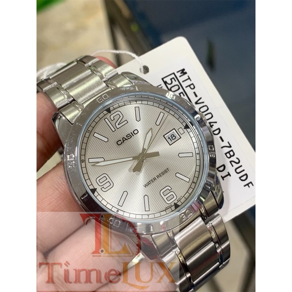 CASIO MENS SILVER MTP V004D 7B2 | Shopee Philippines