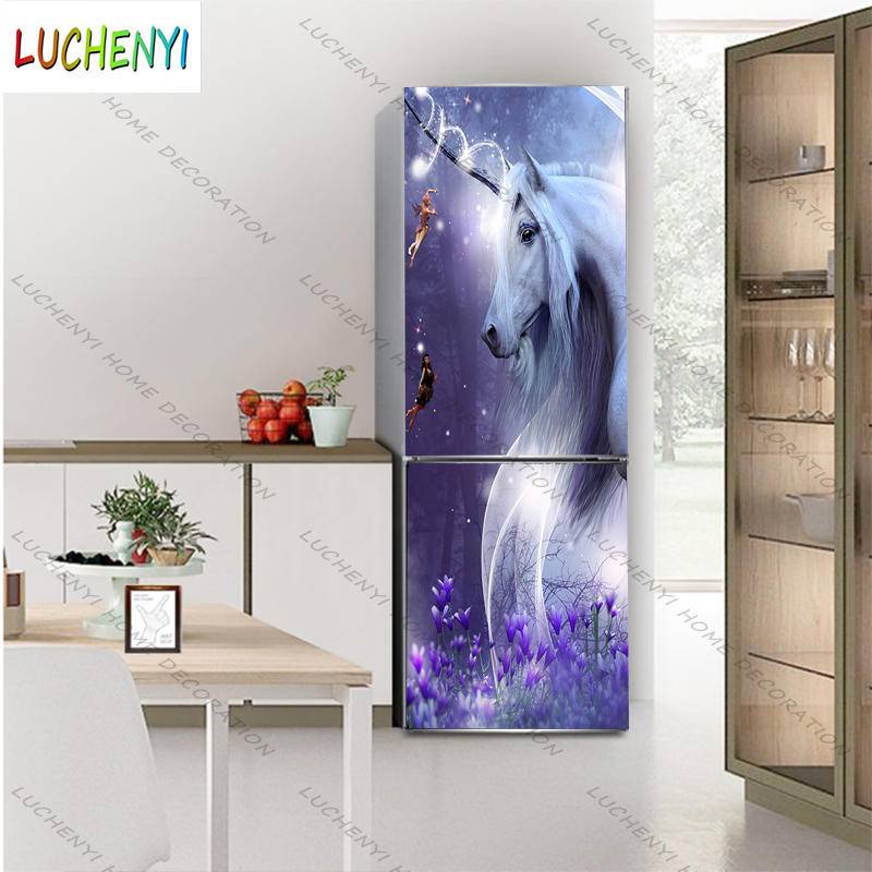 Custom refrigerator stickers 3D self-adhesive refrigerator plastic wrap ...