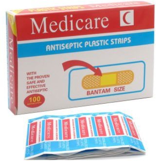 Medical Plaster Strips Adhesive Antiseptic Bandage Band Aid First Aid ...