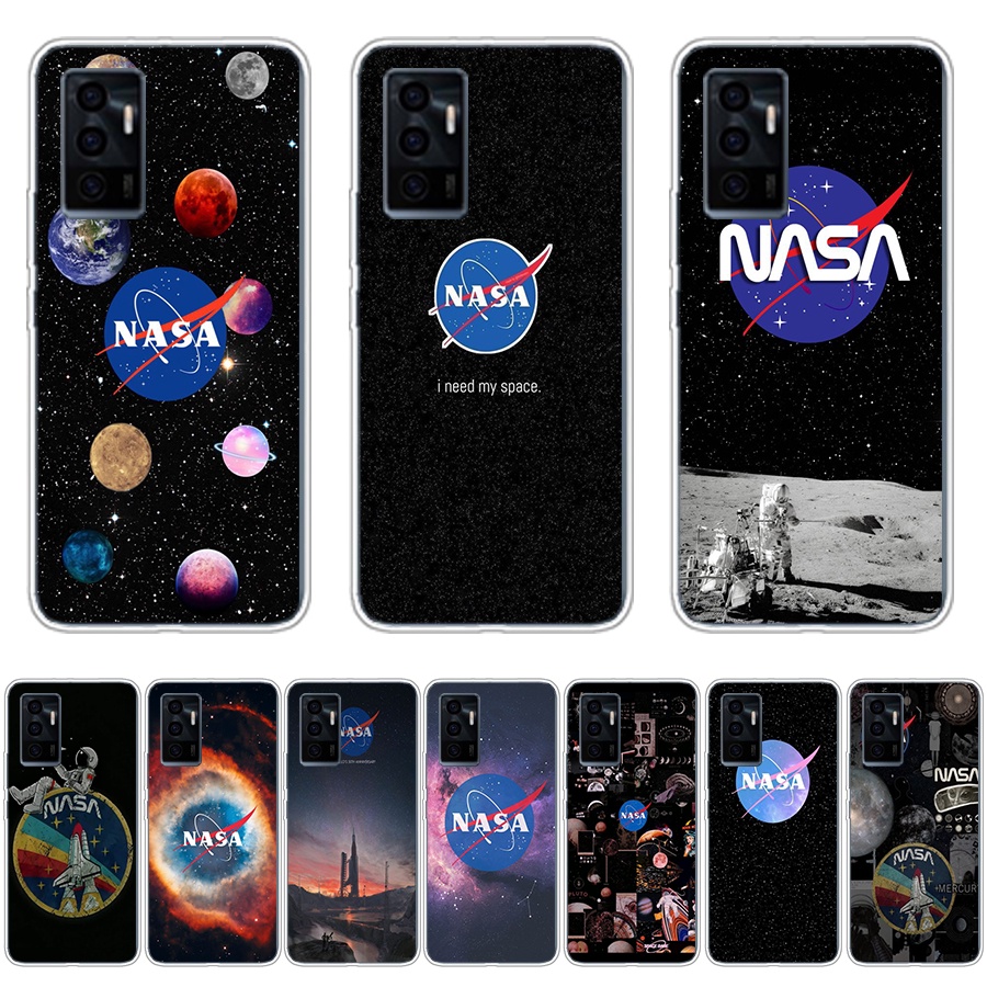 Nasa theme soft Silicone Printing Anti-fall Back Cover For Vivo s10e ...