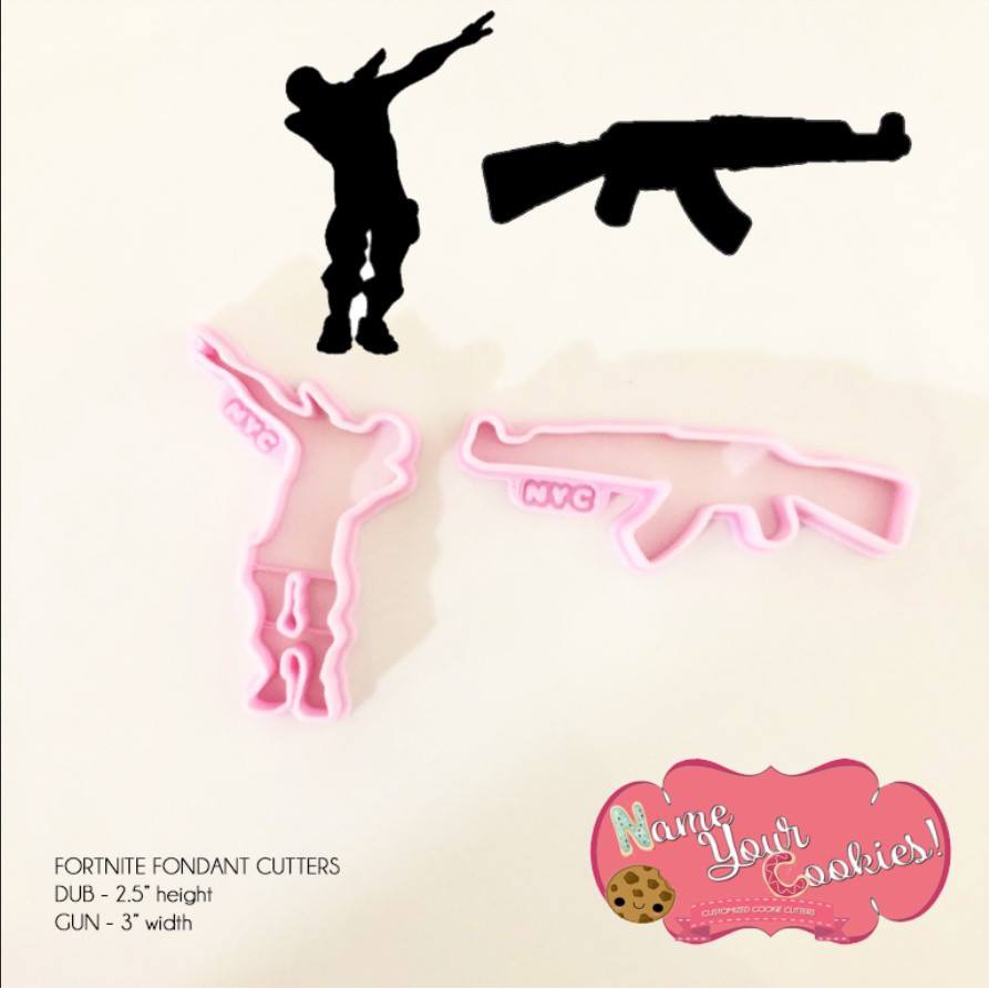 Gun and Man SET FONDANT CUTTER SET | Shopee Philippines