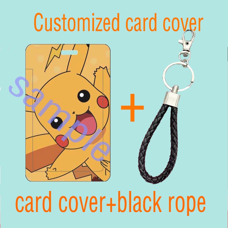 Anime Cartoon Couple BF & GF Diy Student ID Card Holder Personal ID ...