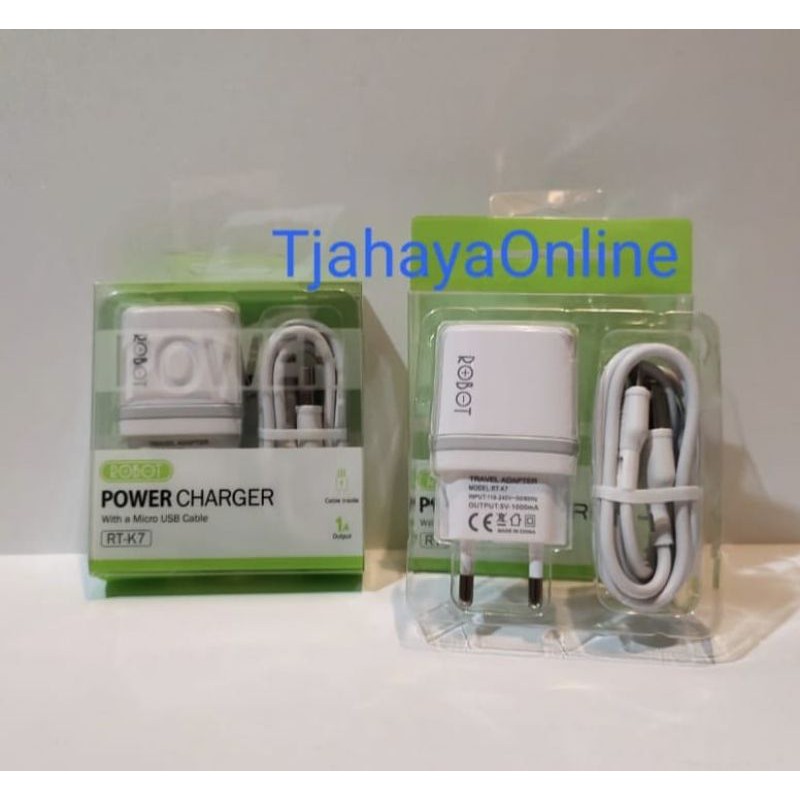 Robot Adapter RT-K7 5V/1A Charger+ Micro USB Cable | Shopee Philippines