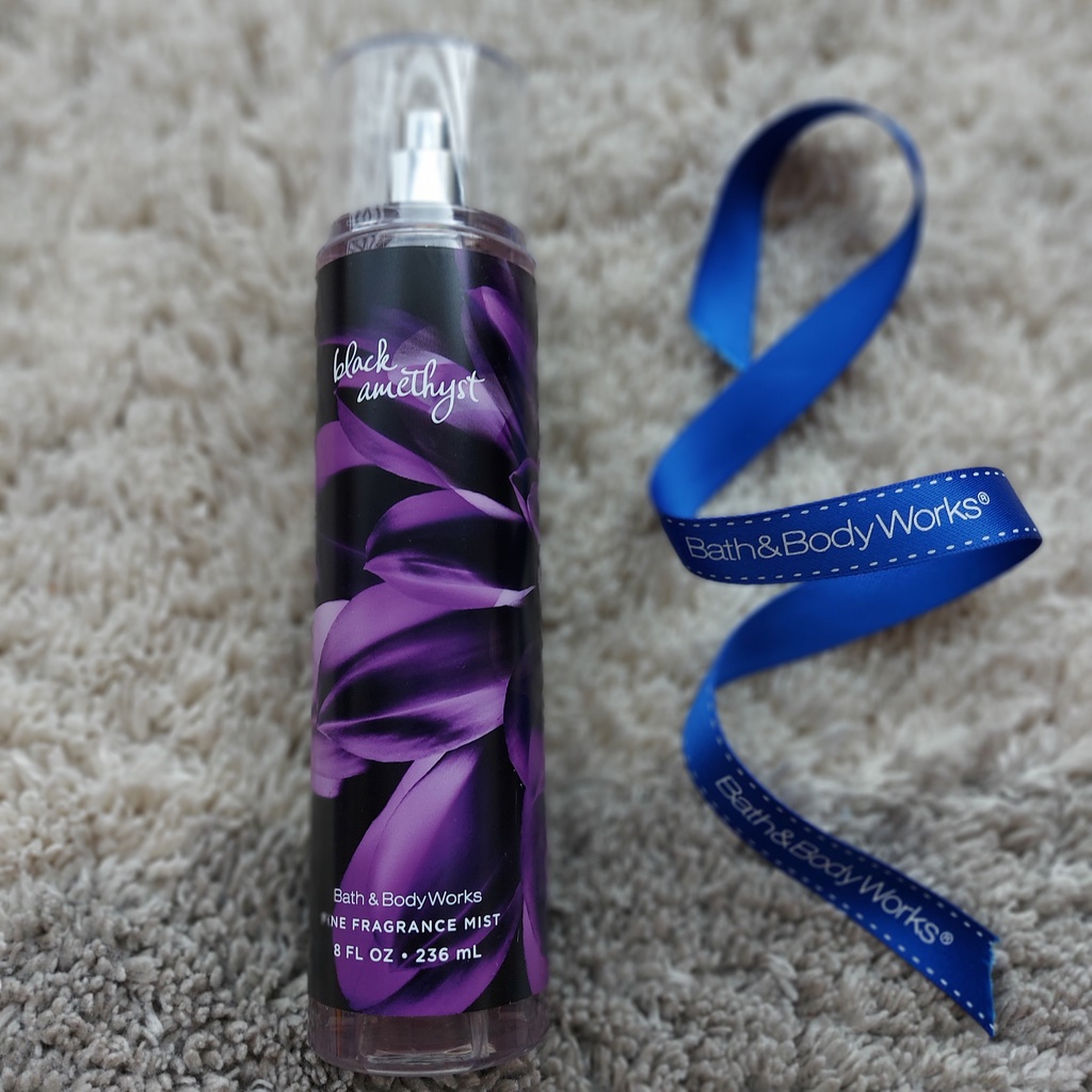 Original Bath & Body Works USA Black Amethyst Fine Fragrance Mist ...