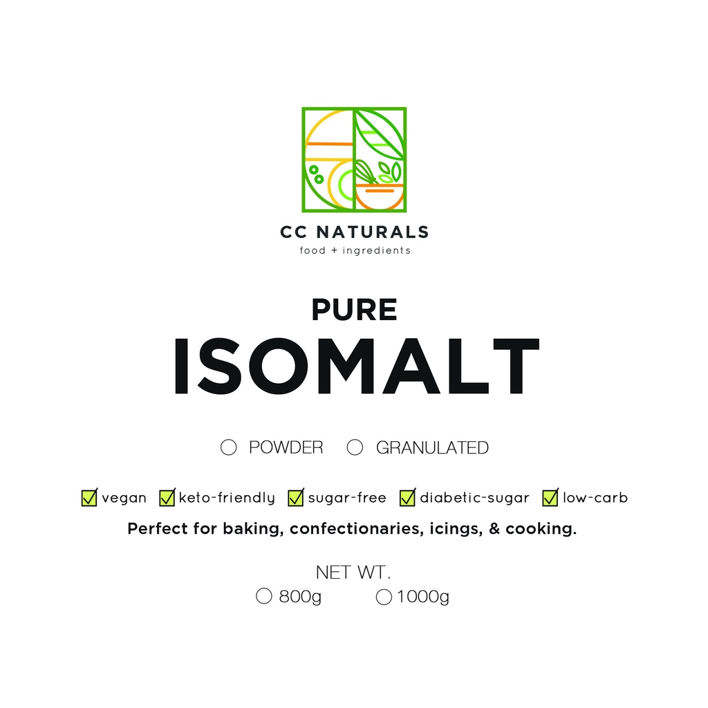 Bulk - Pure Isomalt powder - keto friendly - sugar free - sugar for ...