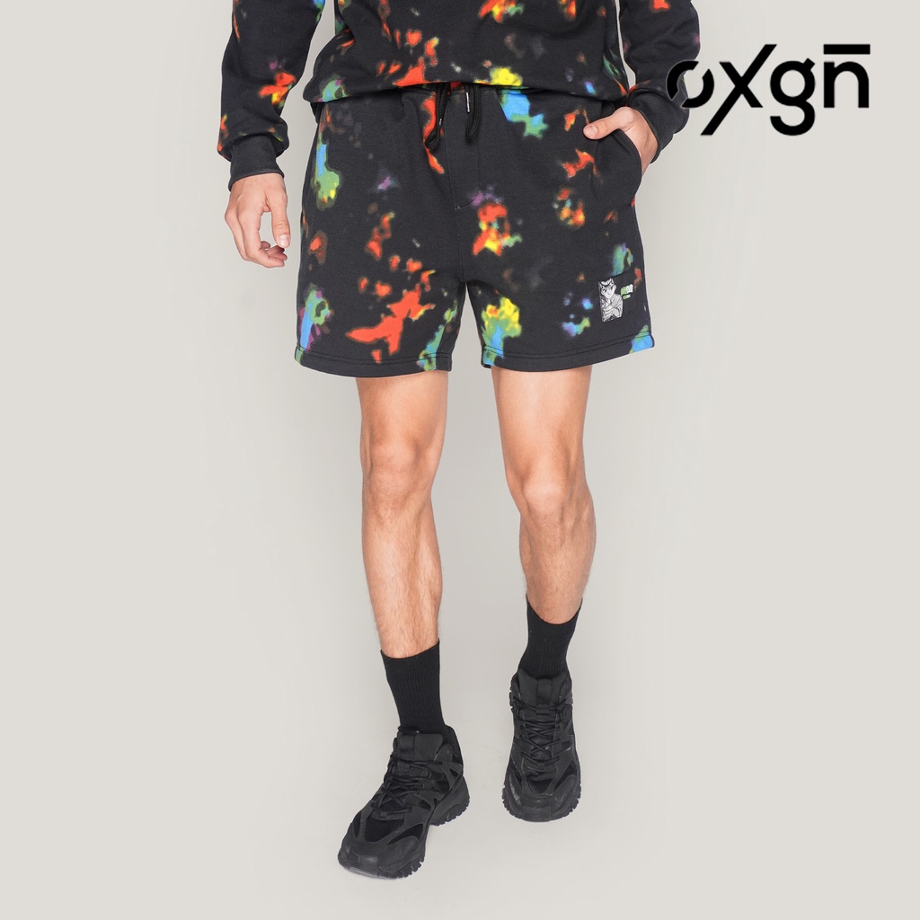OXGN YuYu Hakusho Yusuke Unisex Tie Dye Shorts With Patch For Men And ...