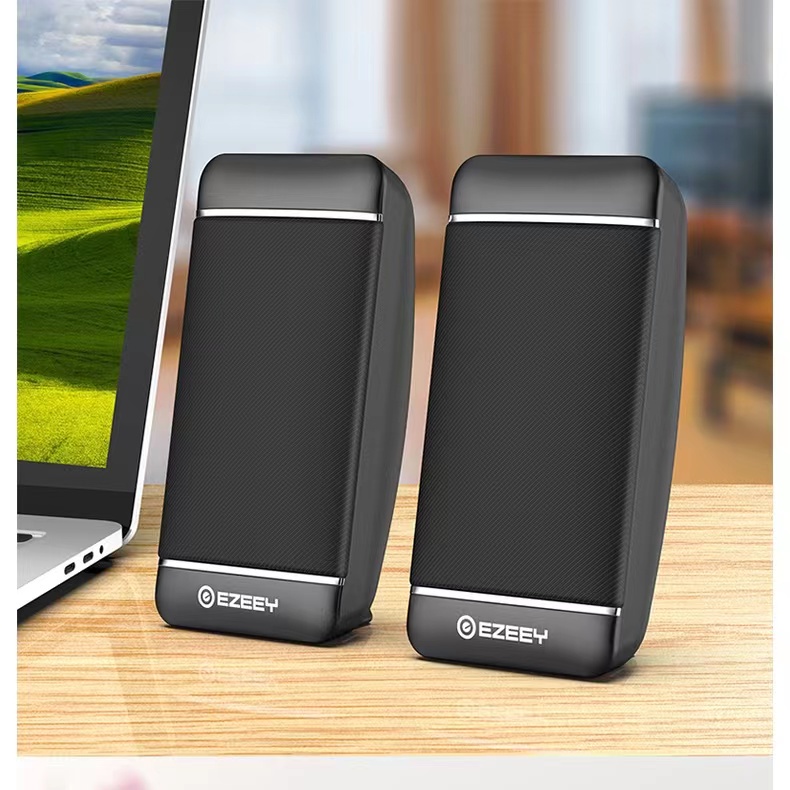 Desktop Computer Speaker Wired Multimedia Sound Box Subwoofer Mini ...