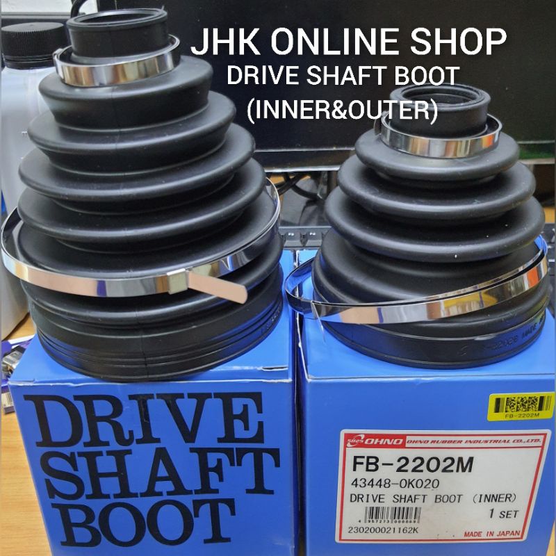 TOYOTA HILUX KUN25 INNOVA FORTUNER DRIVE SHAFT BOOT INNER&OUTER BRAND ...