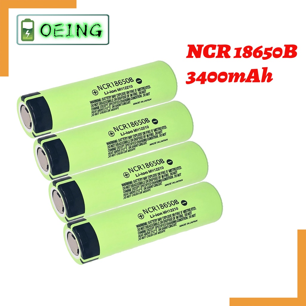 2021 18650 Lithium Rechargeable Battery New 100% Original NCR18650B 3 ...