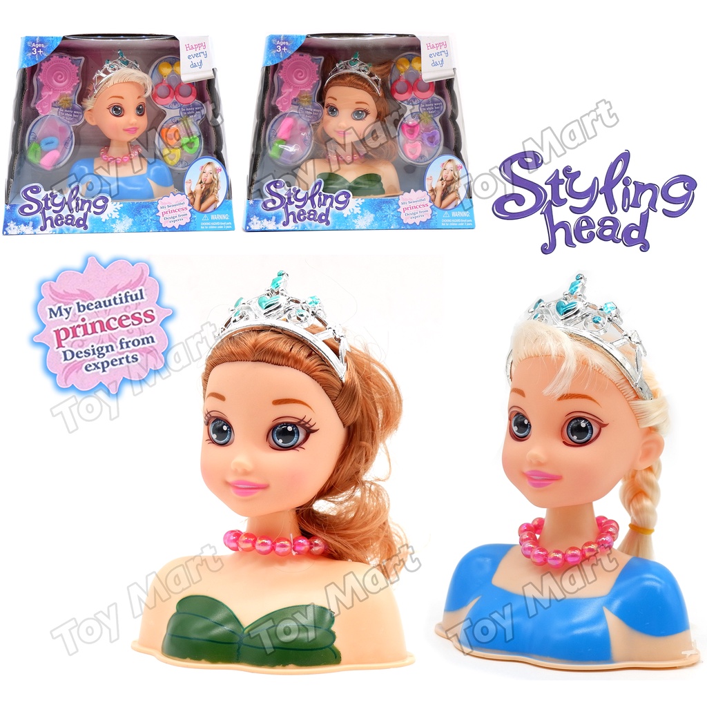 Beauty Head Mannequin Doll Head Set w/ Hair Set | Shopee Philippines