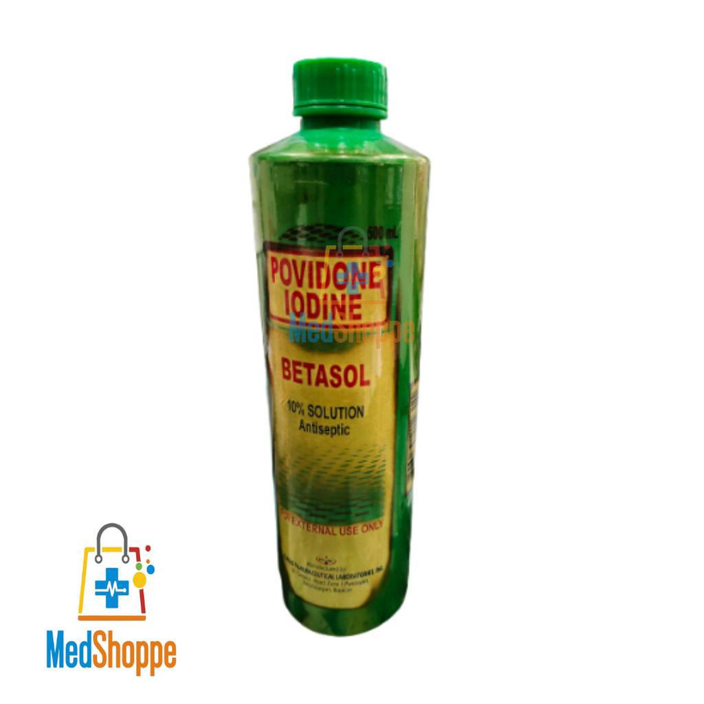 BETASOL POVIDONE IODINE 10% SOLUTION 500ML | Shopee Philippines