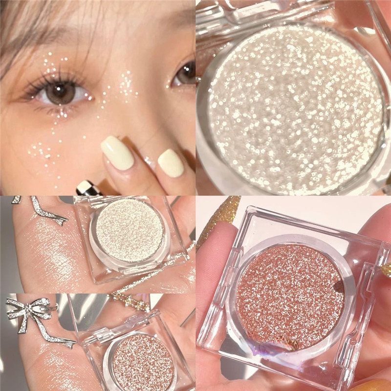 Monochrome eye shadow, sequin eye shadow long lasting waterproof ...