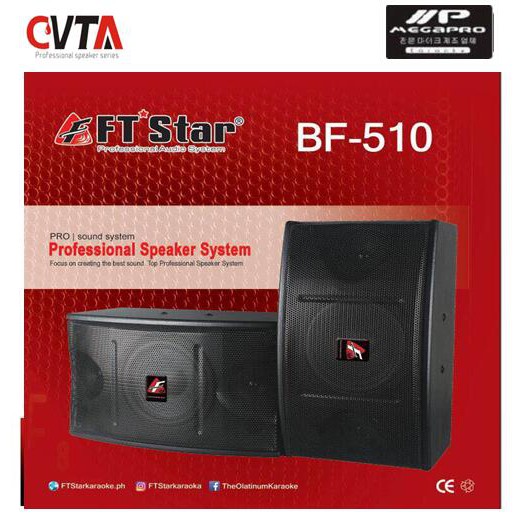 MEGAPRO(F.Tstar) BF510 Professional Karaoke Speaker 10" Inch | Shopee Philippines