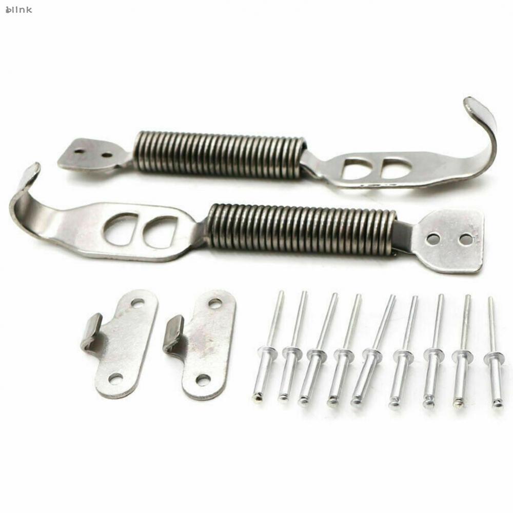 Stainless Steel Car Racing Mount Bonnet Hook Pin Lock Kit Latch Spring ...