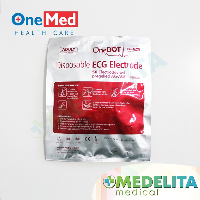 Electrode ECG Onedot contents 50 / ECG Electrode - ONEMED | Shopee ...