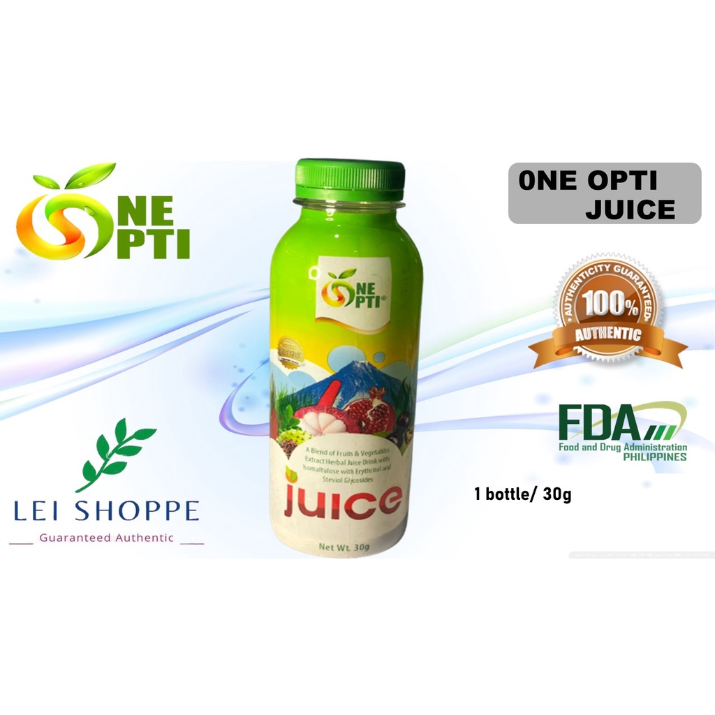 ONE OPTI Juice [A Blend of Fruits and Vegetables Extract Herbal Juice ...
