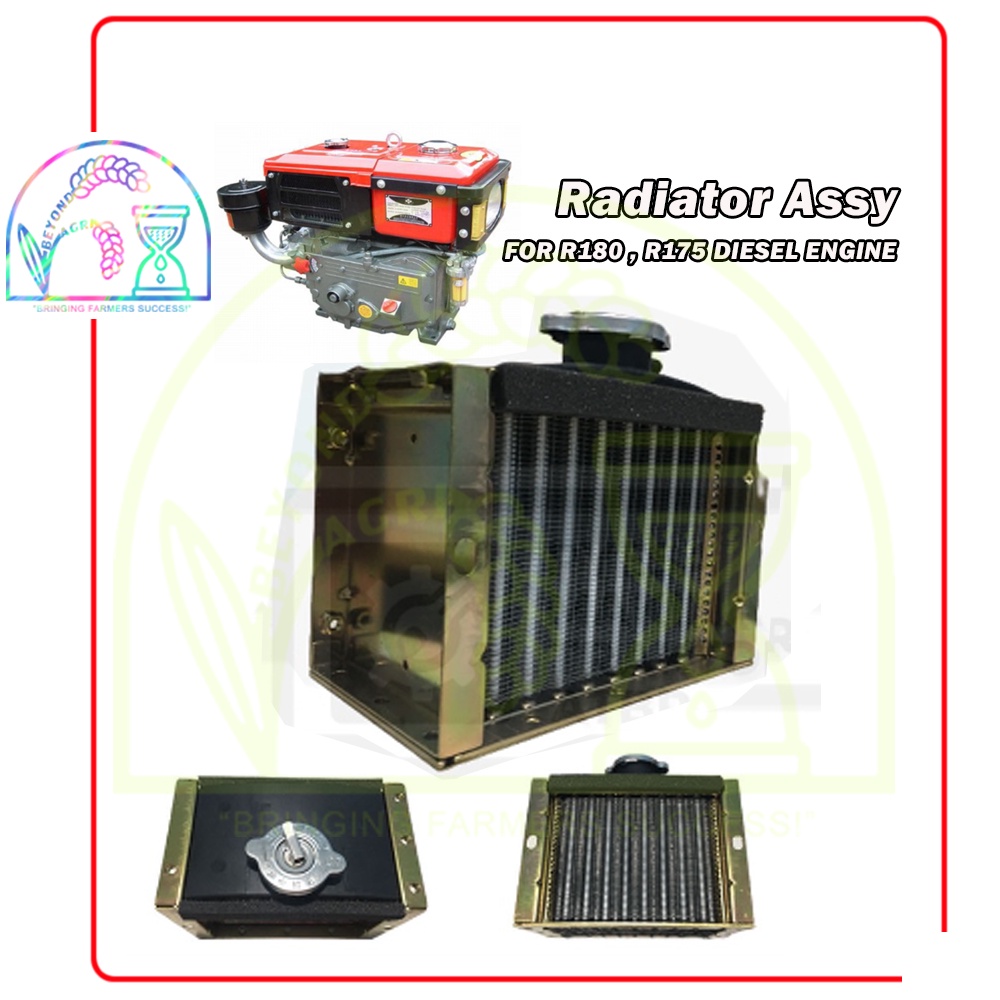 Radiator Assy for R180 R 180 R175 R175 8hp Diesel Engine | Shopee ...