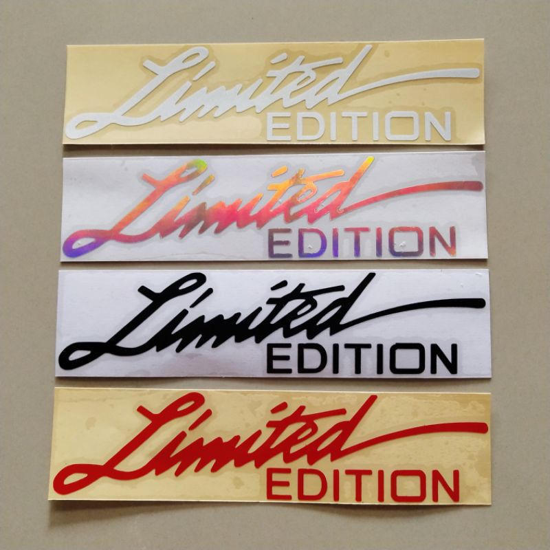 Limited edition cutting STICKERS | Shopee Philippines